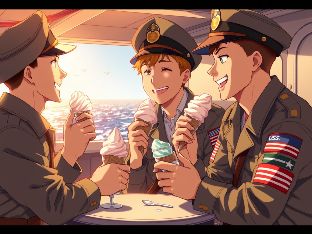 🍨 How U.S. “Ice Cream Ships” Helped Win a War: The Untold Story of ...